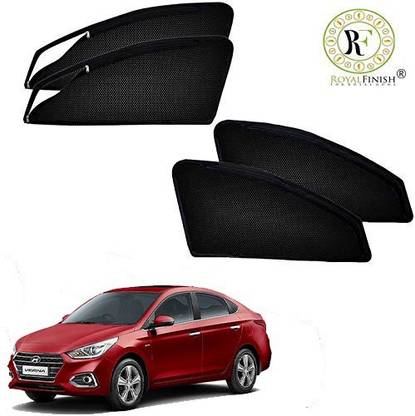 RabbRakha Rear Window, Side Window Sun Shade For Hyundai Verna, Verna ...