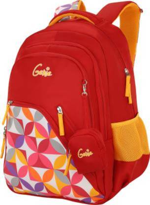 Flipkart.com | Genie Spray 19 Inch School Bag Red Waterproof School Bag ...