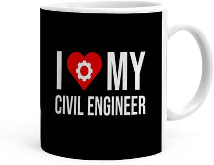 Kesri Gifts I Love My Civil Engineer Theme (Kg-engineer-116) Ceramic ...