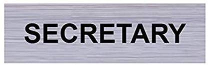 ArtLab Sign I Secretary Sign I Office I Stainless Steel I Chemically ...