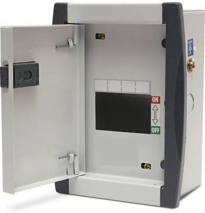 HS ELECTRICAL Double Door 4 Way MCB BOX STIP LINE Distribution Board ...