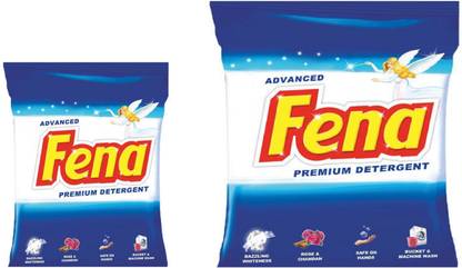 Fena Detergent Powder 1 KG AND 4 KG (PACK OF 2) Detergent Powder 5 ...