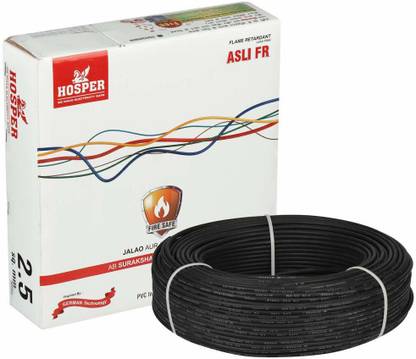 Hosper PVC 2.5 sq/mm Black 90 m Wire Price in India - Buy Hosper PVC 2. ...
