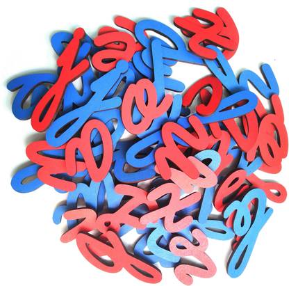 Cryo Craft Wooden Magnetic Cursive Letters | Cursive Alphabets | 3 Sets ...