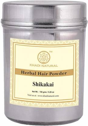 KHADI NATURAL Hair Powder Shikakai , Herbal Hair Powder Shikakai 150gm ...