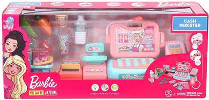 BARBIE Cash Register with Voice Recognition Toy Set - Cash Register ...