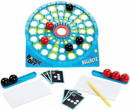 mattel GAMES Bounce-Off Bullseye Game Party & Fun Games Board Game ...