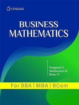Business Mathematics - For BBA, MBA, BCom: Buy Business Mathematics ...
