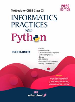 Informatics Practices with Python Textbook for Cbse Class 12: Buy Informatics Practices with ...