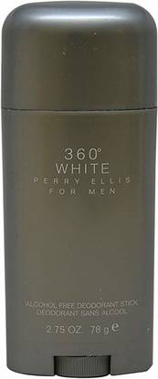 Perry Ellis 360 White For Men By Deodorant Stick, 2.75 Ounce Deodorant ...