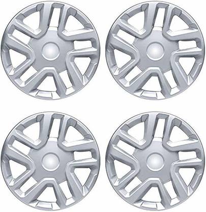 CHHAYA DEAL NSKU-7901 Push Type 16 inch Silver Wheel Cover Caps for ...
