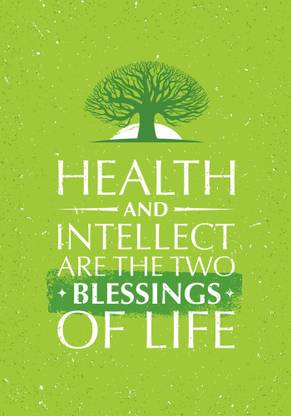 health and Sticker Poster|motivational quotes|inspirational quotes ...