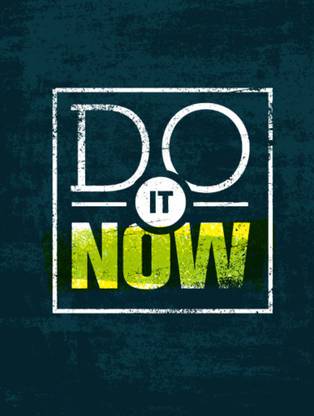 KD do it now Sticker Poster| Paper Print - Quotes & Motivation posters ...