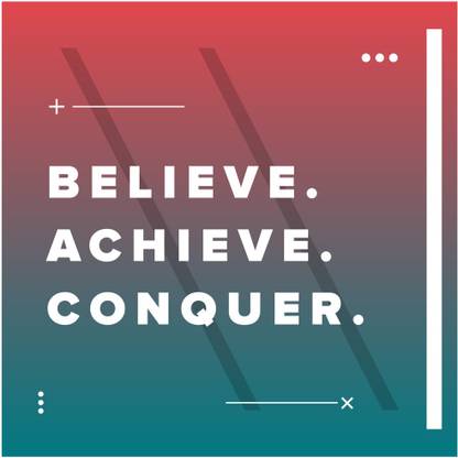 believe |Motivational Poster|Inspirational Poster|Gym poster|All Time ...