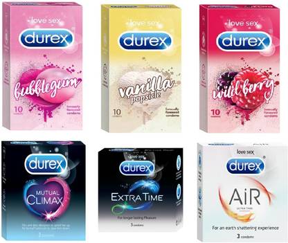 DUREX Variety Pack with Flavoured Condom Price in India - Buy DUREX ...