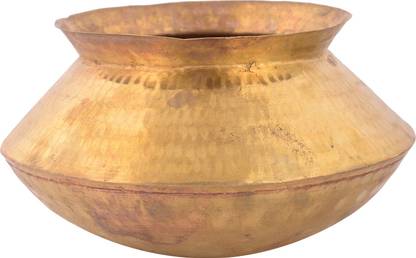 Kitchen Bay Brass Degchi Pot 28 cm diameter 2 L capacity Price in India ...