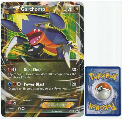 POKEMON Garchomp EX JUMBO OVERSIZED Promo Card From Collection Box ...