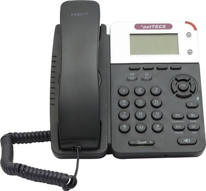 *astTECS *ast 550 POE Corded Landline Phone with Answering Machine ...