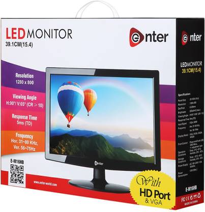 Enter 15.4 inch HD Monitor (E-M16HB) Price in India - Buy Enter 15.4 ...