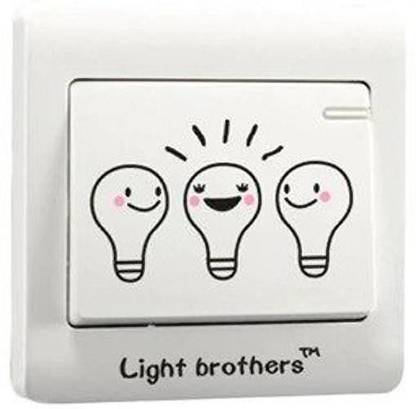 Nema 8.5 cm Light Brothers Cute Switch Sticker Self Adhesive Sticker ...