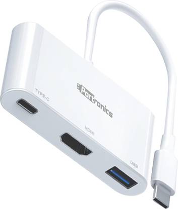 Portronics C-Konnect POR-1041 C-Konnect USB-C Multiport Adapter HDMI ...