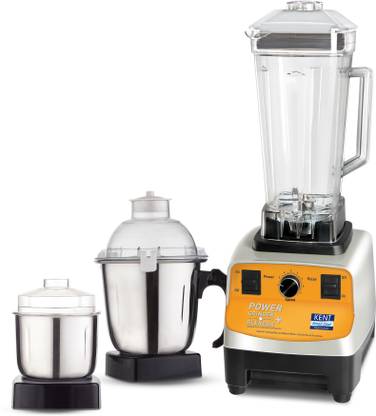 KENT Power Blender + 16062 1200 W Mixer Grinder (3 Jars, White) Price ...