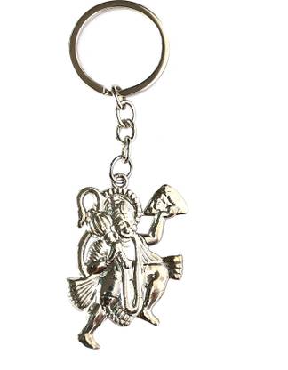 ShopTop Lord Hanuman Flying with Sanjeevani Mountain metal Key Chain ...