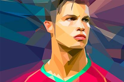 Cristiano Ronaldo Vector Poster Wall Poster Photographic Paper ...