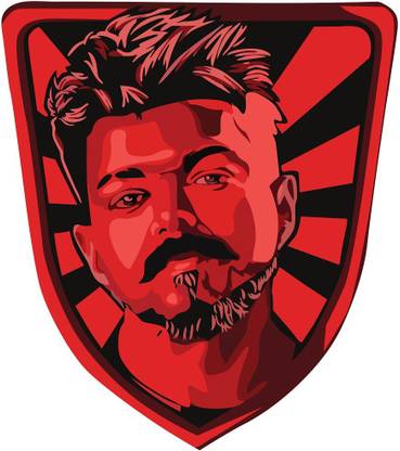 Littlebuds 50 cm Thalapathy Vijay Removable Sticker Price in India ...