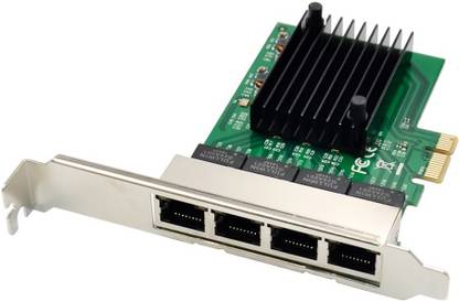 LeoXsys LEO-4GE81E Quad Gigabit Ethernet 4 port network card Network ...