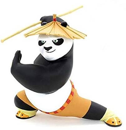 PLA Giftmart Dragon Warrior Kung Fu Panda Po Cute Action Figure ...