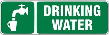 Asmi Collections 30 cm Self Adhesive Drinking Water Sign Self Adhesive ...