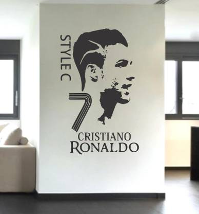 Decals Creation 35 cm Cristiano Ronaldo Wall Sticker Self Adhesive ...