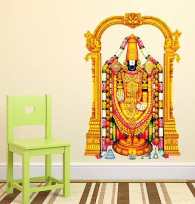 Fiery Mart 70 cm Thirupathi Venkatachalapathy Large Vinyl wallsticker ...