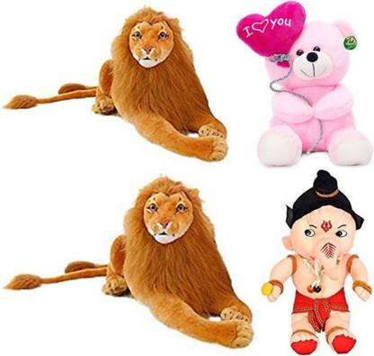 Sanvidecors Premium Quality Babbar Sher(Pack of 2) Teddy And Ganesha ...