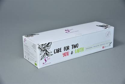 Saathi XL Banana Fibre Biodegradable Sanitary Pads- Pack of 12 Sanitary ...