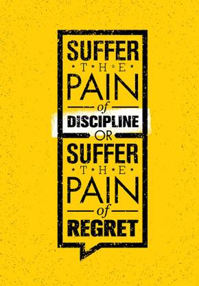 suffer the pain of |Motivational Poster|Inspirational Poster|Gym poster ...