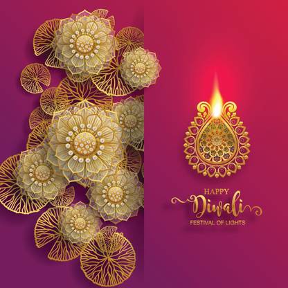 Deepavali or Dipavali the festival |festival poster Paper Print ...