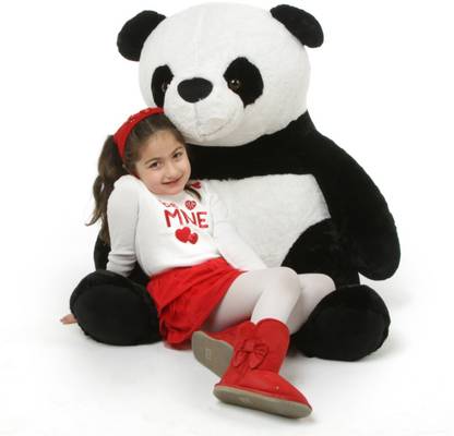 GoDaddy Panda 4 Feet Big Size Original Bear for Kids Special - 120 cm ...