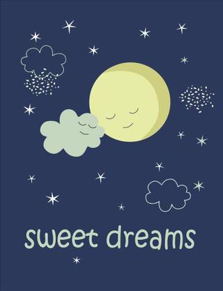 Cute moon |moon quotes|wall poster Paper Print - Decorative posters in ...