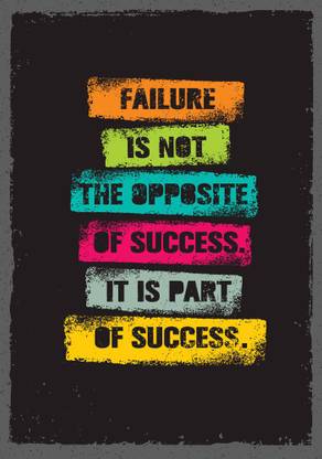 failure is not the |Motivational Poster|Inspirational Poster|Gym poster ...
