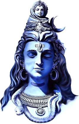 DivineDesigns 51 cm Shiv Parvati Sticker Self Adhesive Sticker Price in ...