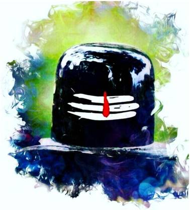 DivineDesigns 58 cm Shivling Sticker Self Adhesive Sticker Price in ...