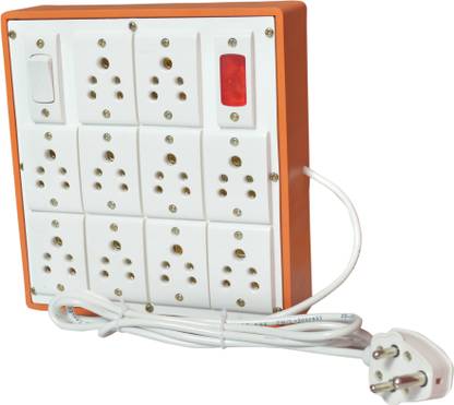 RUHAILA 6 AMP 10 FIVE PIN SOCKET WITH 5 ON/OFF BUTTON WITH 5 METER LONG ...