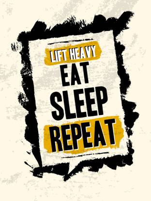 lift heavy |Motivational Poster|Inspirational Poster|Gym poster|All ...