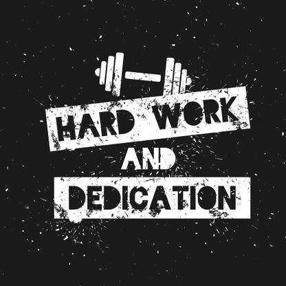 KD hard work and Poster|Motivational Paper Print - Quotes & Motivation ...