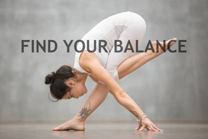 KD find your balance Sticker Poster|Motivational Poster Paper Print ...