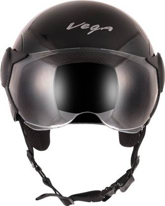 VEGA Atom Motorbike Helmet (Black) Motorbike Helmet - Buy VEGA Atom ...