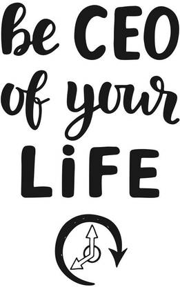 be ceo of your life premium wall quotes poster motivational and ...