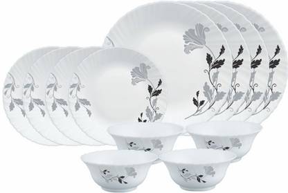 BOROSIL Pack of 12 Opalware Millenia Dinner Set Price in India - Buy ...